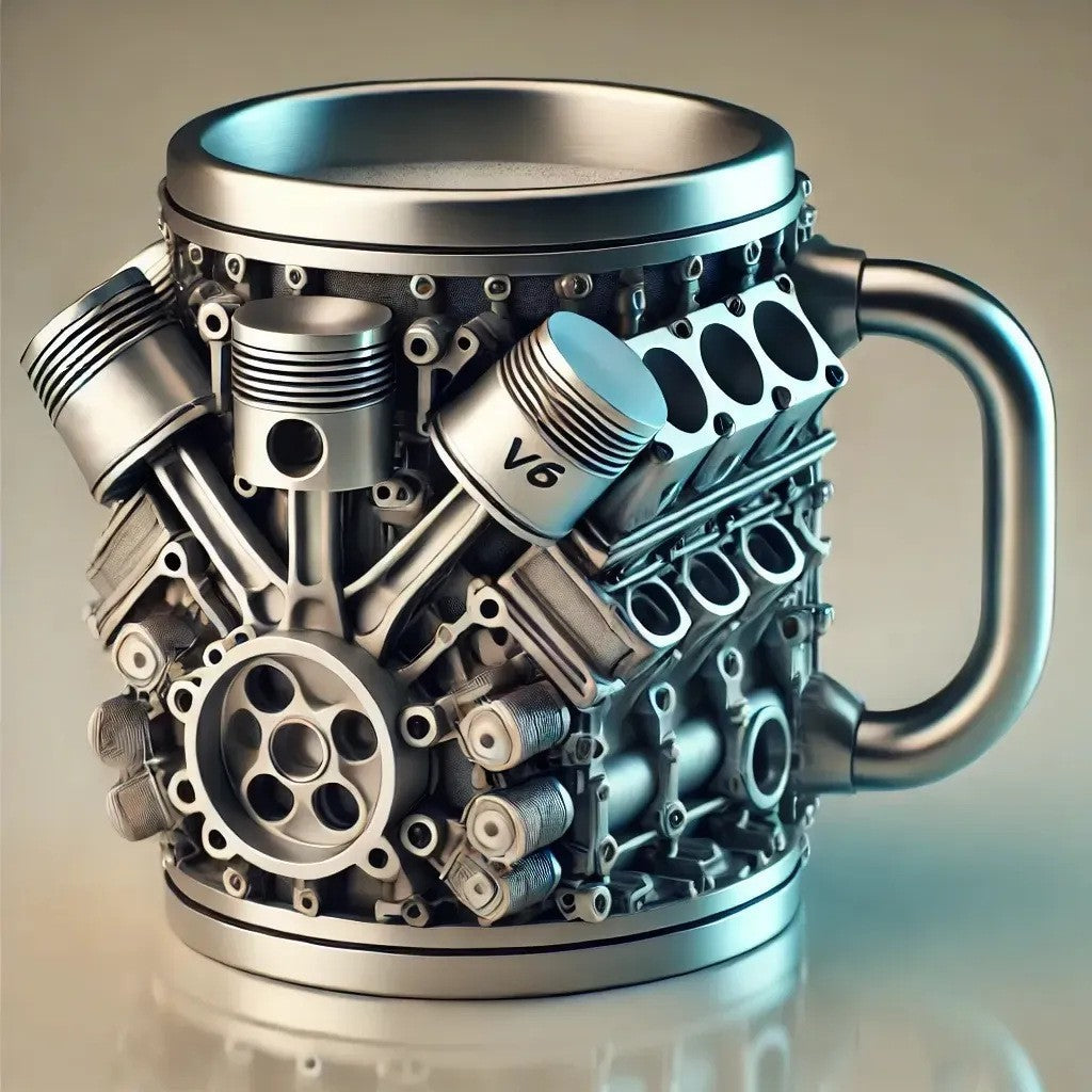 V6V8 Engine Coffee Mug | Stainless Steel Mechanical Cup – Koalakits36